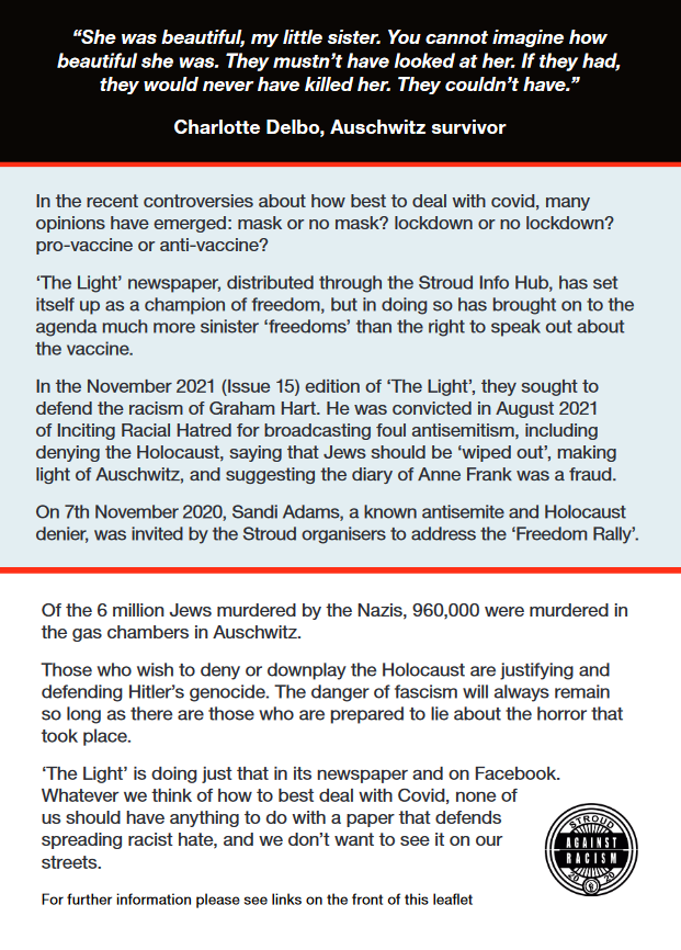 Leaflets – Community Solidarity Stroud District